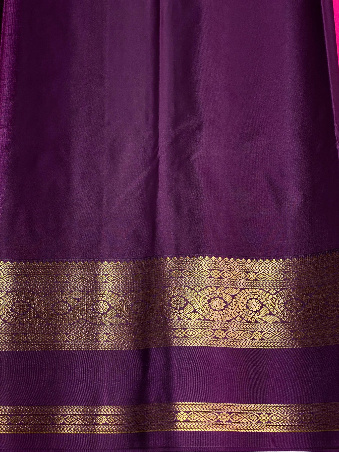Magenta and Purple silk saree- PSSR172– Prakrithi By Ramya